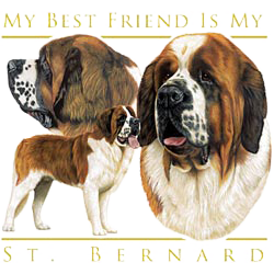 Saint Bernard Lover Gifts, Tees, Décor - AnimalDen.com