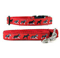 Schnauzer Collar & Leash, Collar, Schnauzer Gifts | Animalden.com