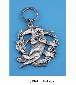 Sea Otter Keychain, Key Chain, Sea Otter Gifts | Animalden.com