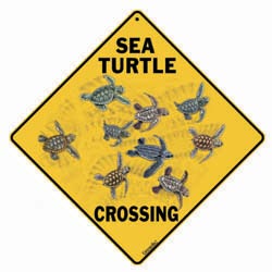 Sea Turtle Sign, Guard Sign, Sea Turtle Gifts | Animalden.com