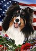 Sheltie House Flags Tri at Animalden