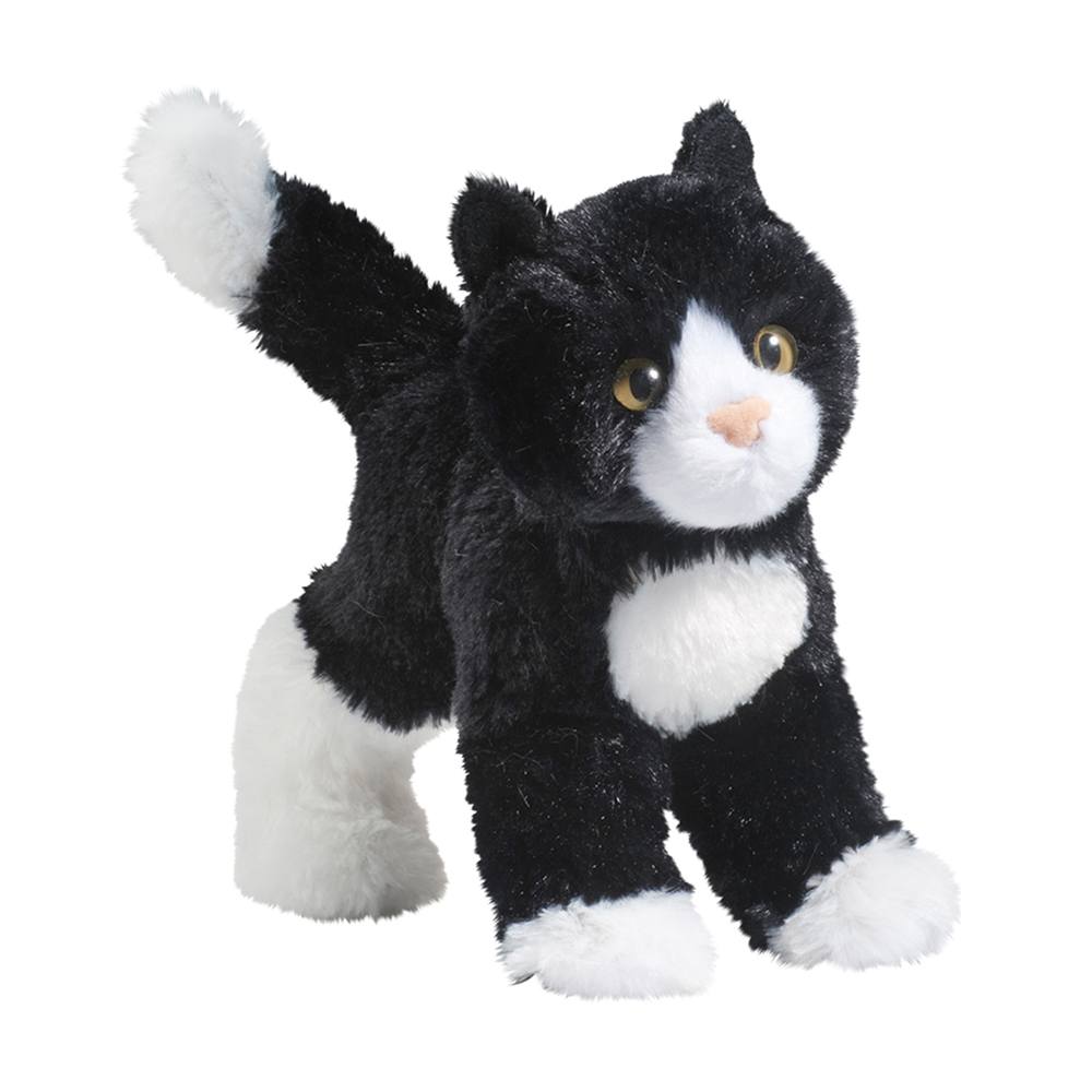 "Snippy" Black & White Cat 8" By Douglas Toy