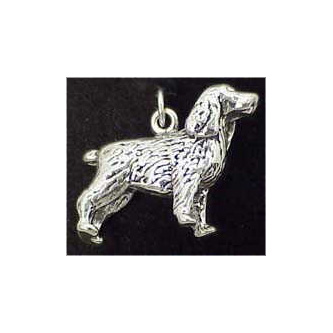 Springer Spaniel Sterling Silver Charm - Animalden.com