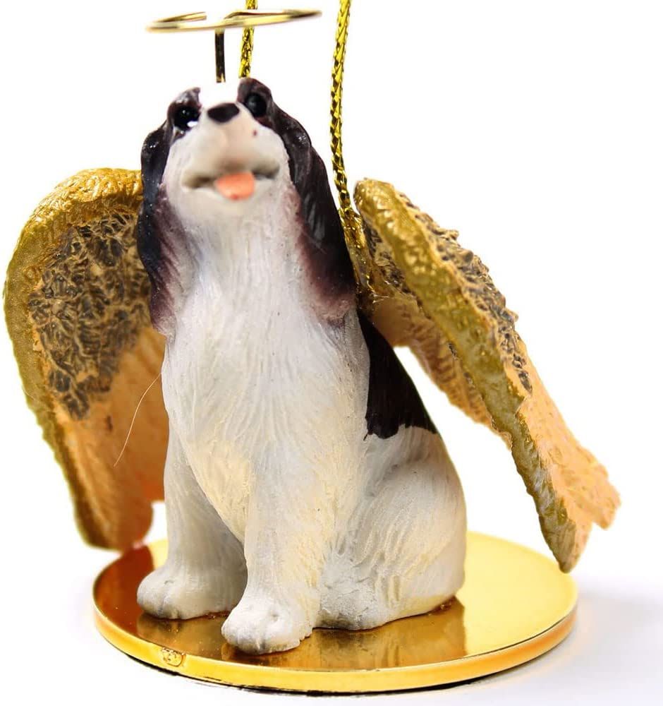Springer Spaniel Christmas Ornament Angel Liver & White - Animal Den