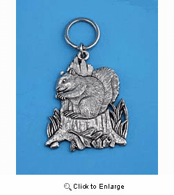 Squirrel Keychain, Key Chain, Squirrel Gifts | Animalden.com