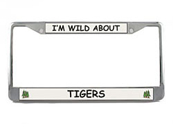 Tiger License Plate Frame, License Plate Frames, Tiger Gifts ...