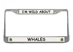 Whale License Plate Frame, License Plate Frames, Whale Gifts ...