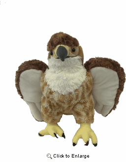 Wild Republic "Red Tailed Hawk" Plush Stuffed Animal Cuddlekins 12 ...