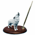 Wolf Pen Holder (White) - Animalden.com