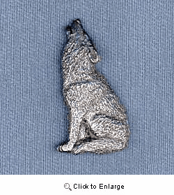 Wolf Pin #8503 - Animalden.com