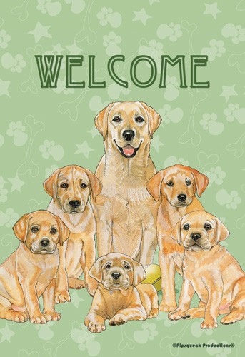 Yellow Lab Flags & Yellow Lab Gifts | Animal Den
