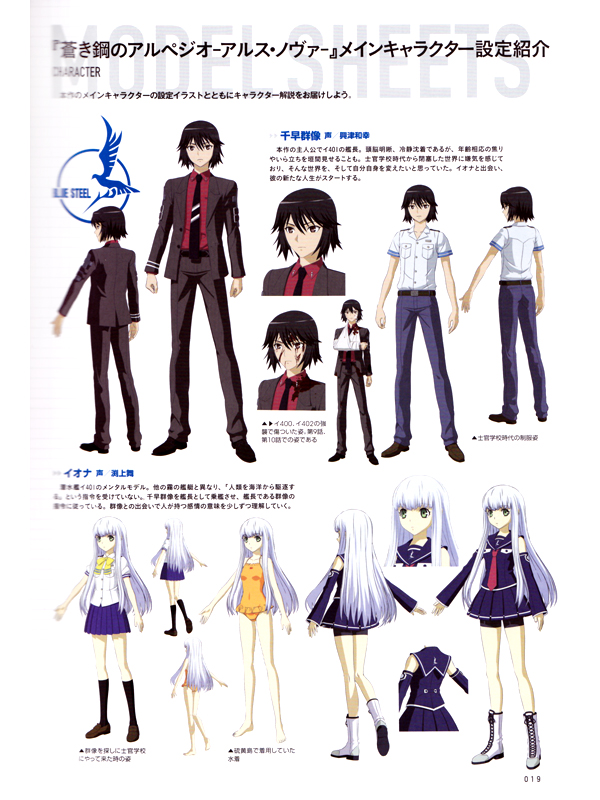 Arpeggio of Blue Steel -Ars Nova- Blue Record Model Art Book - Anime Books