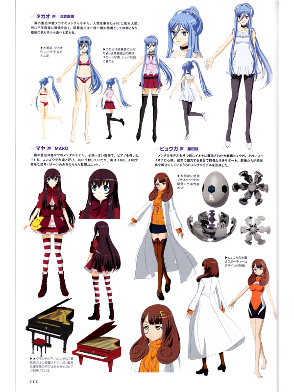 Arpeggio of Blue Steel -Ars Nova- Blue Record Model Art Book - Anime Books