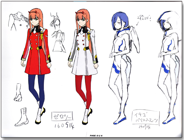 Art of Darling in the FranXX Vol. X Concept Designs Art Book - Anime Books