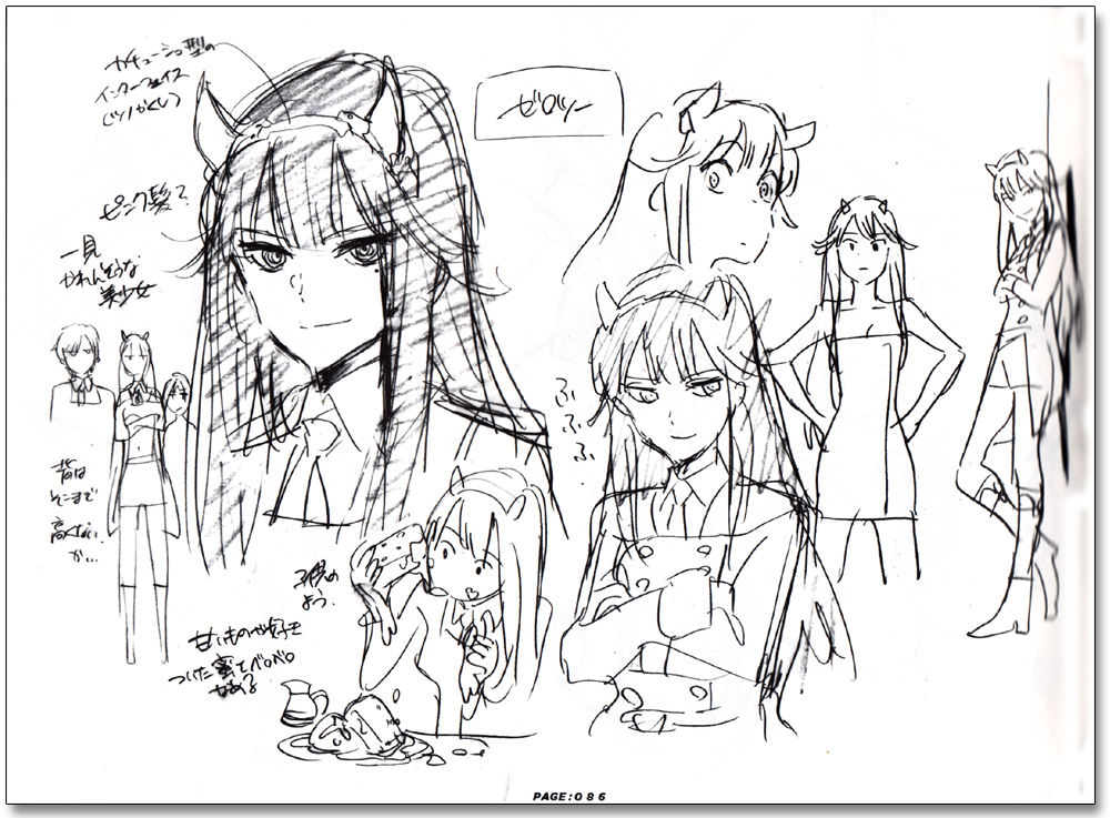 Art of Darling in the FranXX Vol. X Concept Designs Art Book - Anime Books