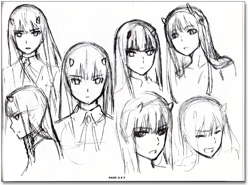 Art of Darling in the FranXX Vol. X Concept Designs Art Book - Anime Books