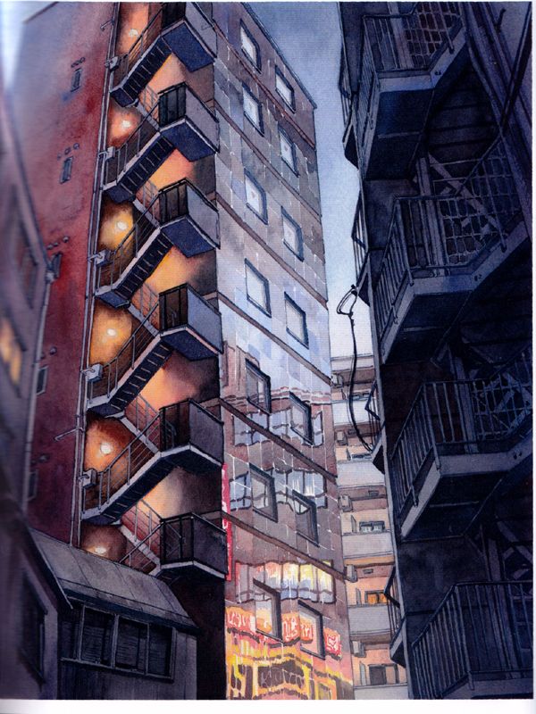 Night City Building Sketch