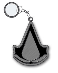 Assassin's Creed: Metal Key Chain - Assassin's Crest - Anime Books