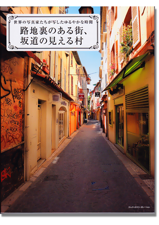 Back Alley View of the Sloped Villages Reference Book - Anime Books