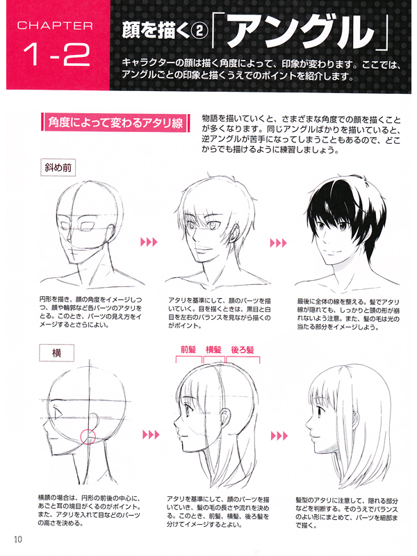 Basic Lessons For Japanese Manga Cartoon Drawings Reference Book ...