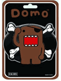 Belt Buckle: Domo Kun - Pirate Domo - Anime Books