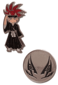 Bleach: Pins - Renji & Tattoo (Set of 2) - Anime Books