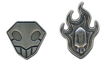 Bleach: Pins - Shinigami Logo & Skull Logo (Set of 2) - Anime Books