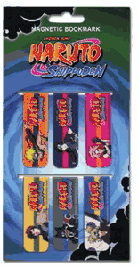 Bookmark: Naruto Shippuden Magnetic Bookmarkers - Anime Books