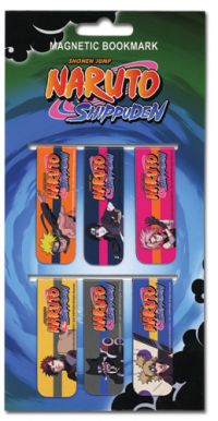 Bookmark: Naruto Shippuden Magnetic Bookmarkers - Anime Books