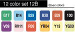 Copic 12 Basic Colors - Anime Books