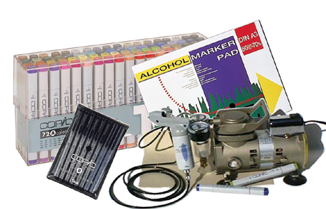 Copic Complete Kit - Anime Books