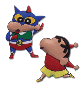 Crayon Shin-chan: Pins - Action Bastard (Set of 2) - Anime Books