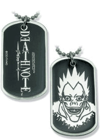Death Note: Dog Tag Necklace - Ryuk - Anime Books