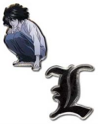 Death Note: Pins - L and L Logo (Set of 2) - Anime Books