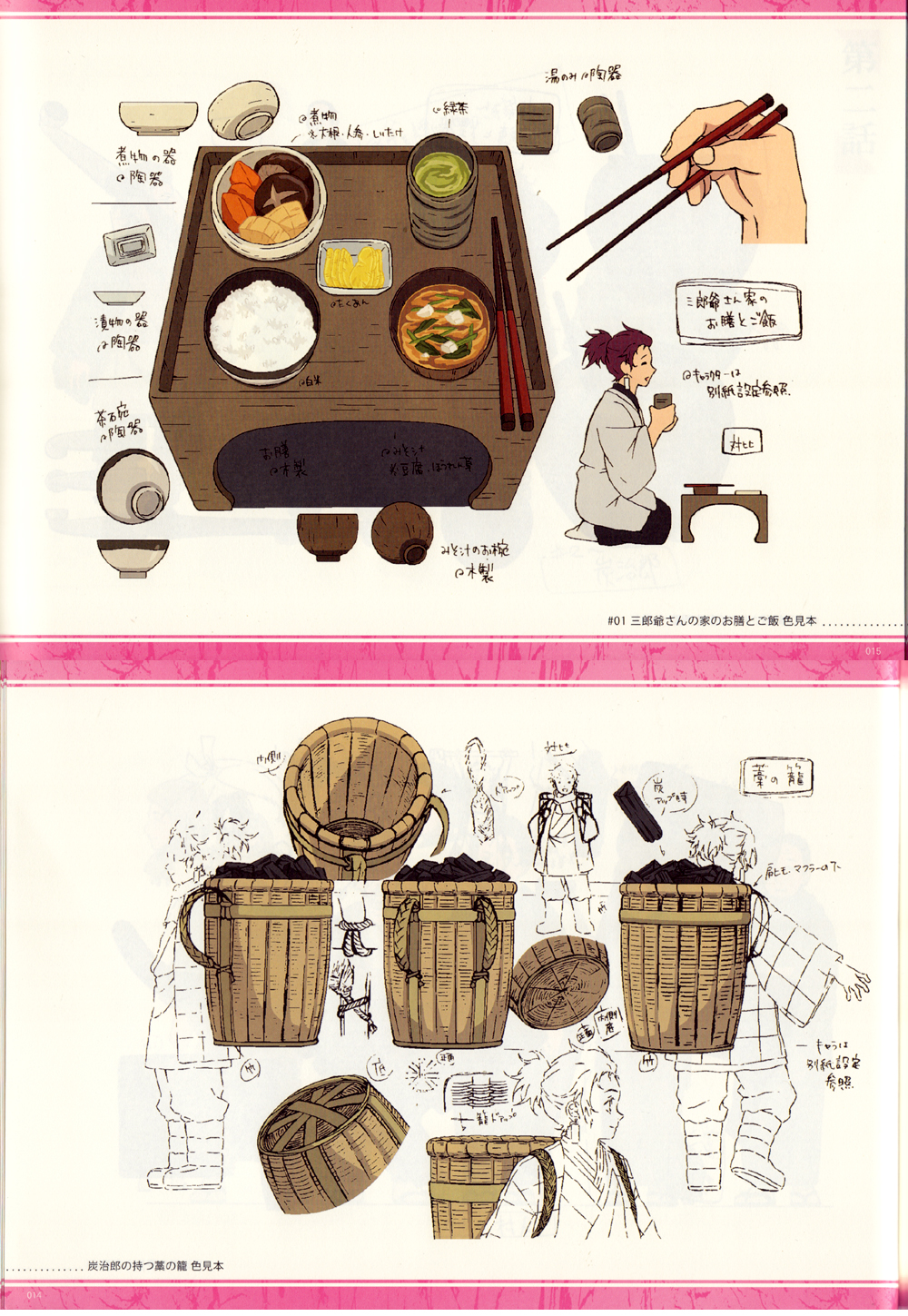 Demon Slayer TV Animation Character Setting Material Vol. 1 Art Book ...