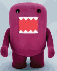 Domo Kun: Fushcia (Purple) 8" Flocked Figure Limited Edition - Anime Books