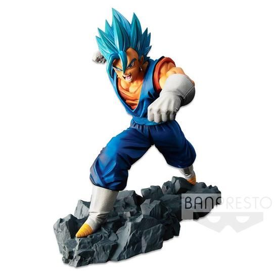 Dragon Ball Z Dokkan Battle Collab Super Saiyan God Blue Vegito Figure ...