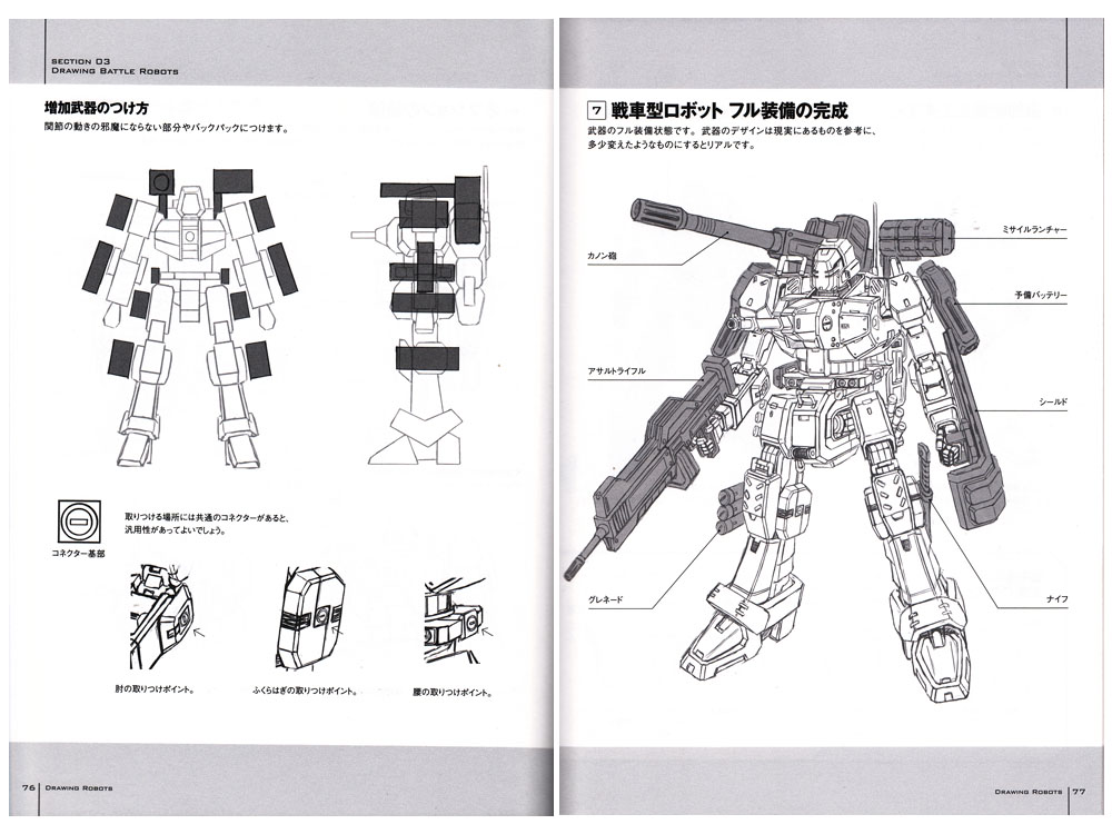 Drawing Robots - Anime Books