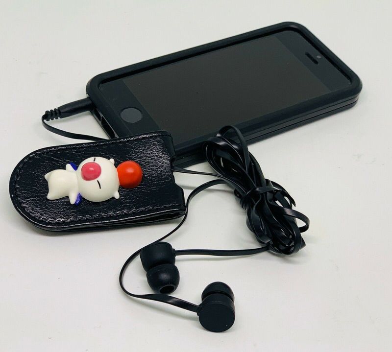 Final Fantasy Dissidia Opera Omnia Moogle Earbuds Black Headphones ...