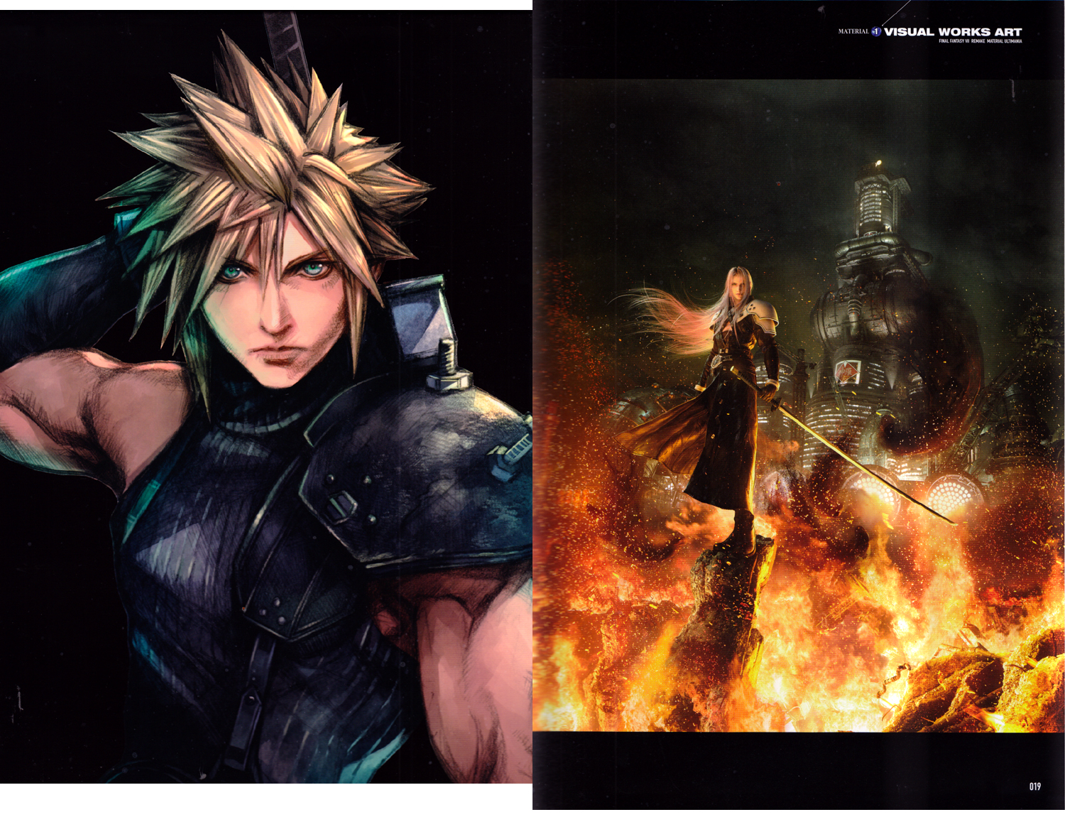 Final Fantasy VII: Remake Material Ultimania Official Art Book - Anime ...