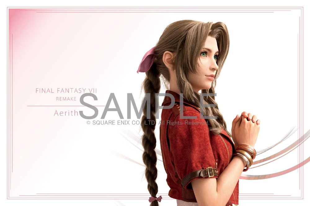 Final Fantasy VII: Remake Official Postcard Book - Anime Books