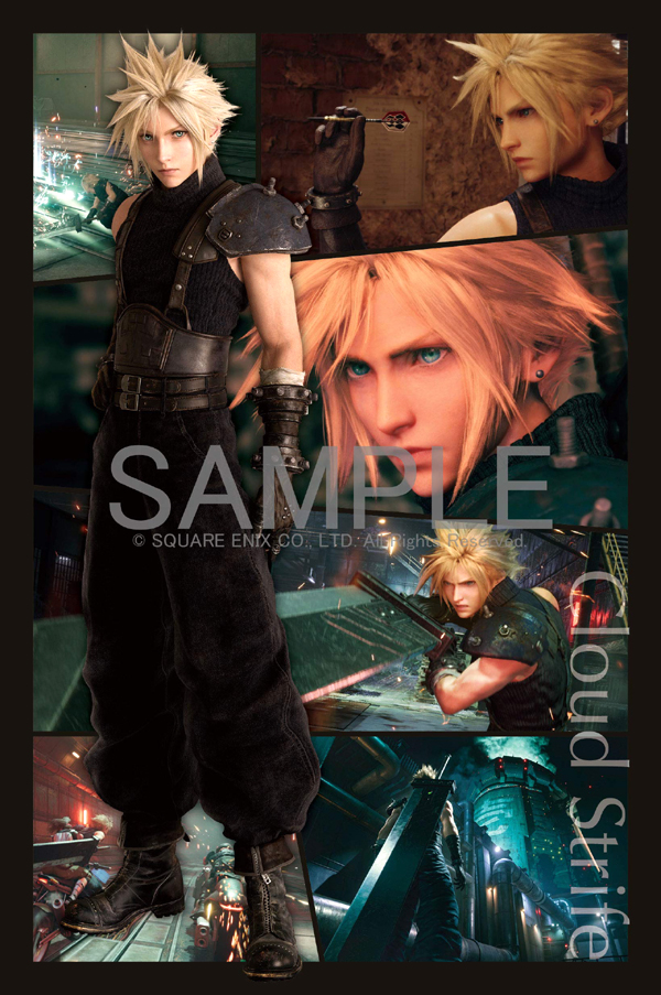 Final Fantasy VII: Remake Official Postcard Book - Anime Books
