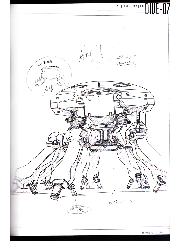 Ghost in the Shell Archives Groundwork Art Book