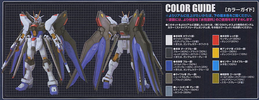 Gundam 1/60 Scale Lightening Edition Strike Freedom Gundam - Anime Books