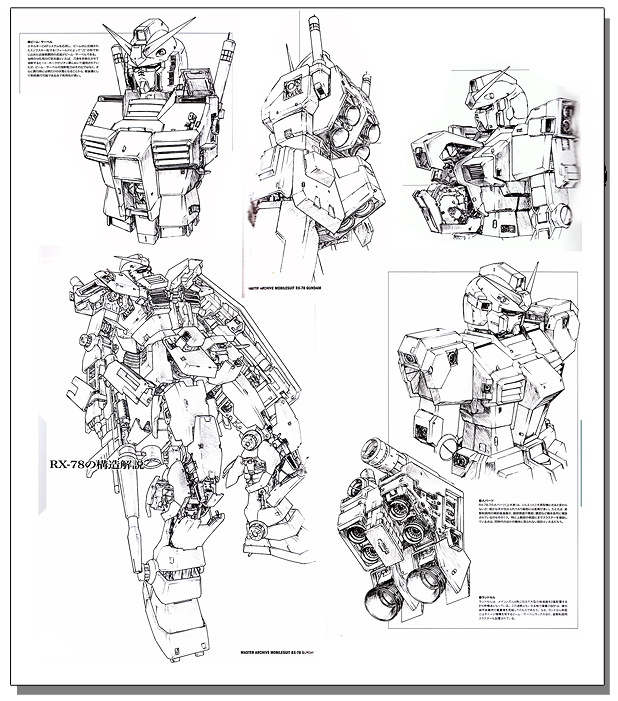 Gundam Master Archive Mobile Suit Earth Federation Force RX-78 Gundam ...