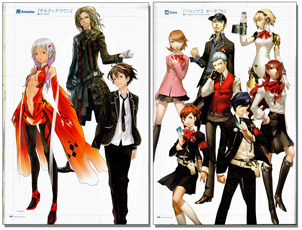 Heroes & Heroines Japanese Video Game and Animation Illustration Art ...