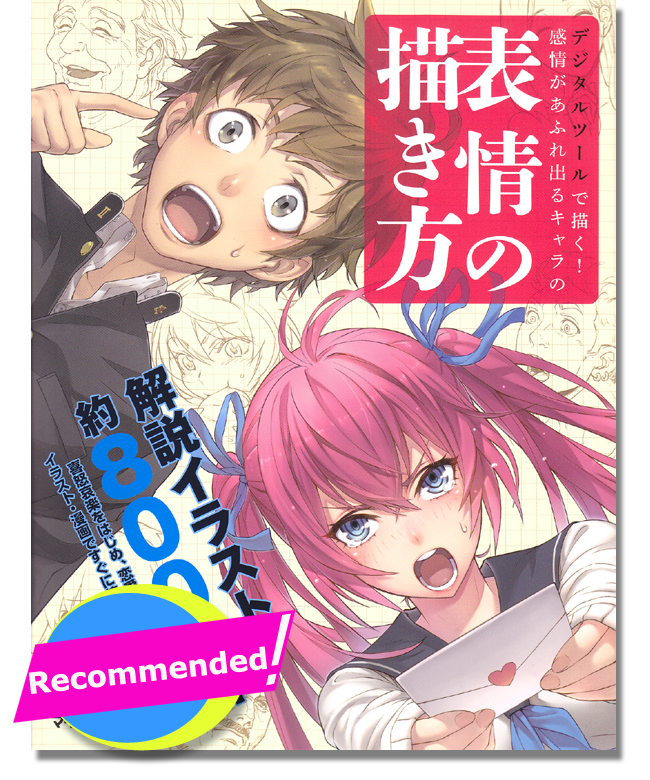 Digital Illustration Tools!: Drawing 800 Anime Character Facial ...