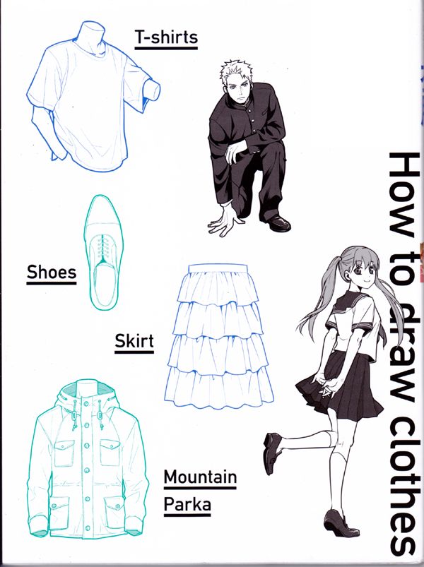 How to Draw Clothing: Understanding the Movements, Wrinkles, and Angles ...