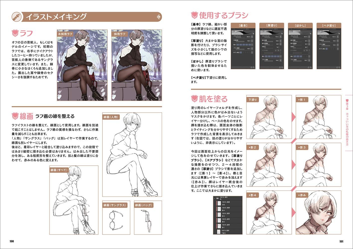 How to Draw Cool Women Drawing Reference Book - Anime Books