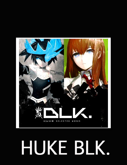 HUKE Selected Works - BLK Black Rock Shooter Art Book